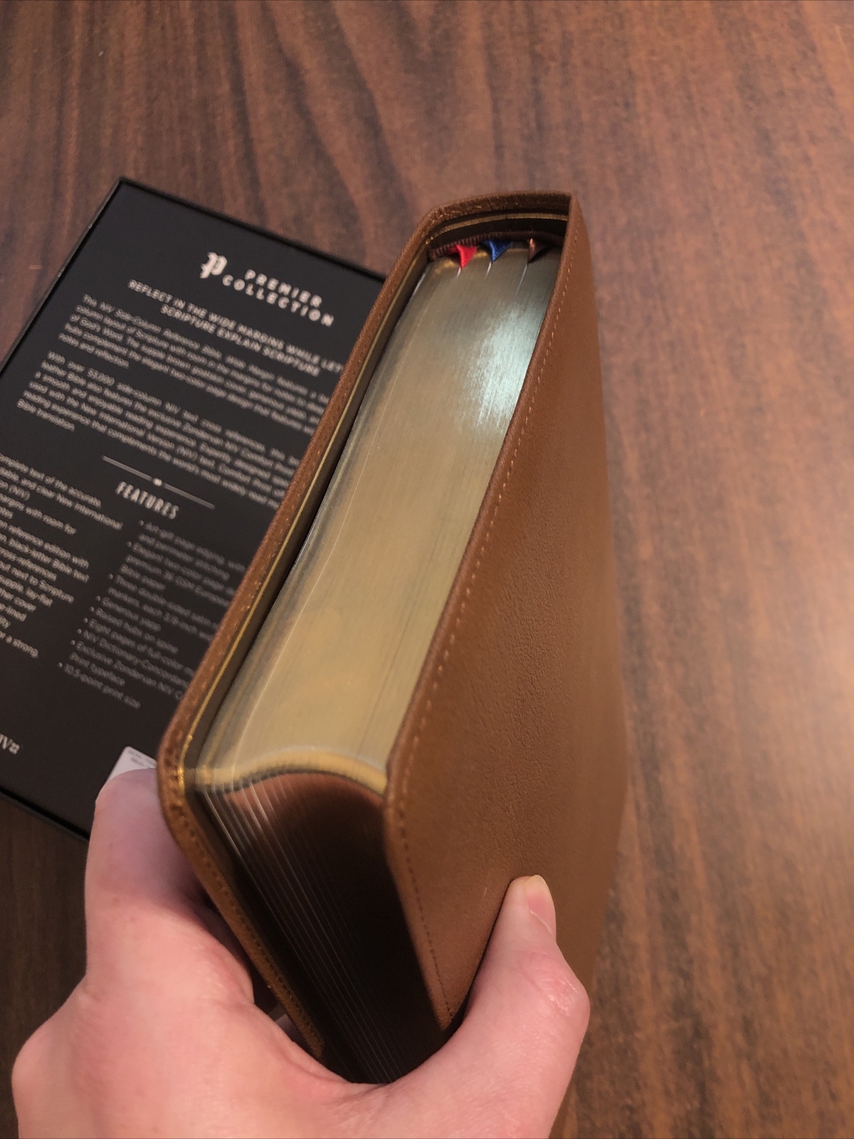 NIV Single Column Ref Wide Margin Bible -$199.99 Retail Goatskin ...