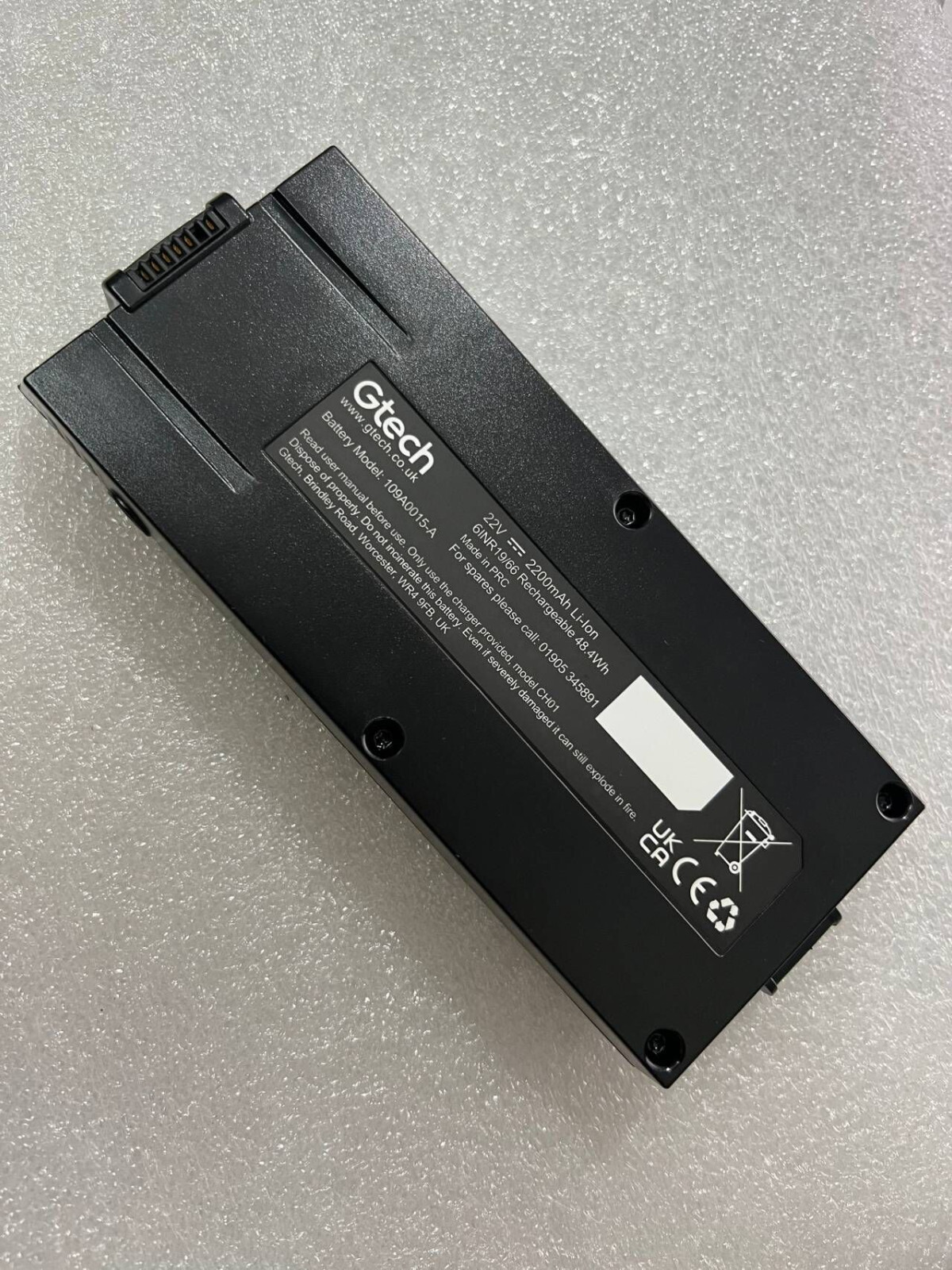 109A0015-A Original New battery For Gtech Multi MK AR2 ATF3 Cheaner ...