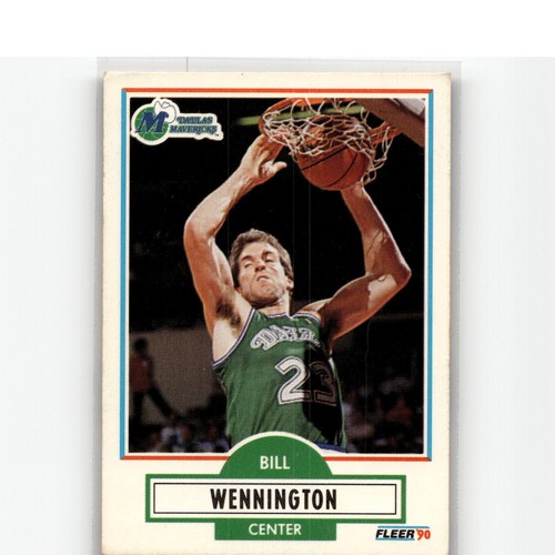 1990-91 Fleer #44 Bill Wennington Dallas Mavericks Basketball Card | eBay