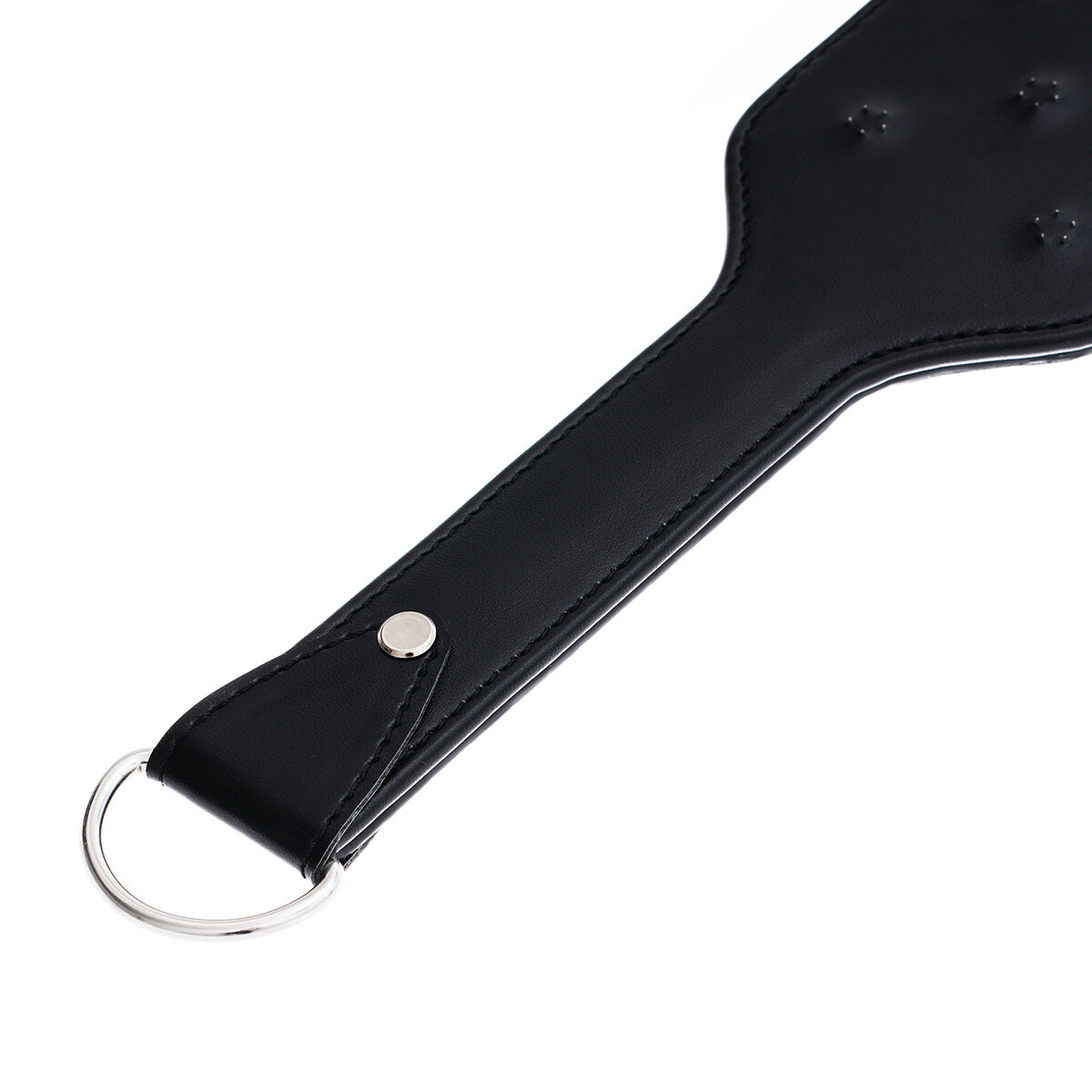 Double Layers PU Leather Spanking Paddle Whip Punishment Flogger ...