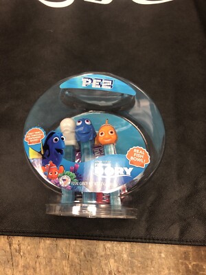 PEZ FINDING DORY FISH BOWL 3 Pc SET W/DORY - NEMO & BAILEY Holiday Gift ...