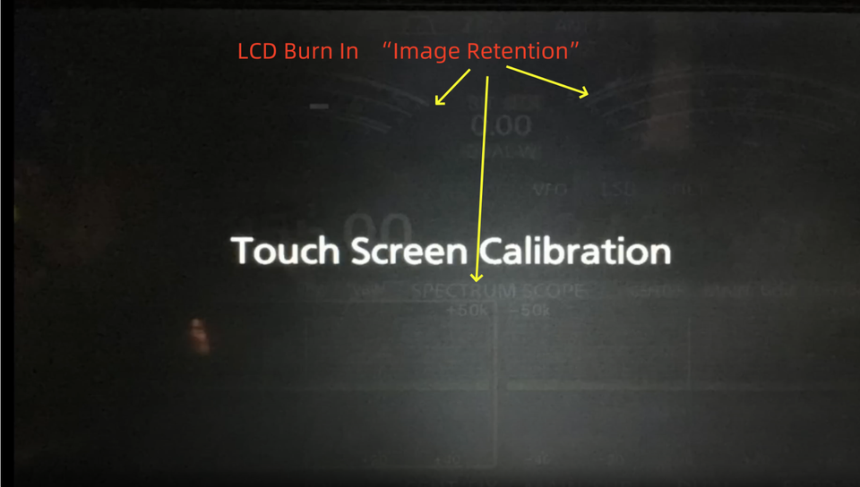 ICOM IC7610 LCD replacement resolve “Image Retention” issue “Screen ...