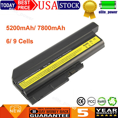 T60 Battery for IBM Lenovo Thinkpad T60p T61 R60 R61 R61e R61i SL300 ...
