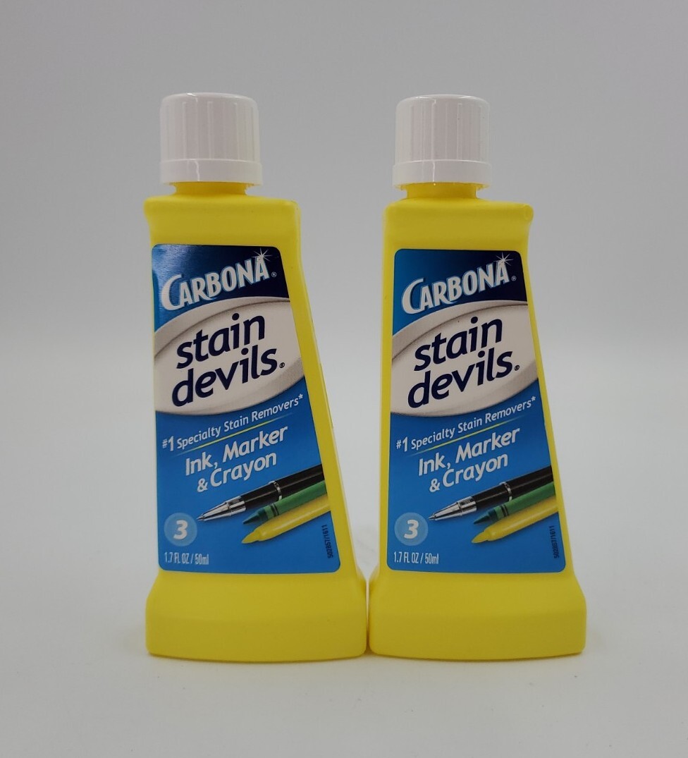 2x Carbona Stain Devils #1 Specialty Stain Remover 3 Ink Marker ...