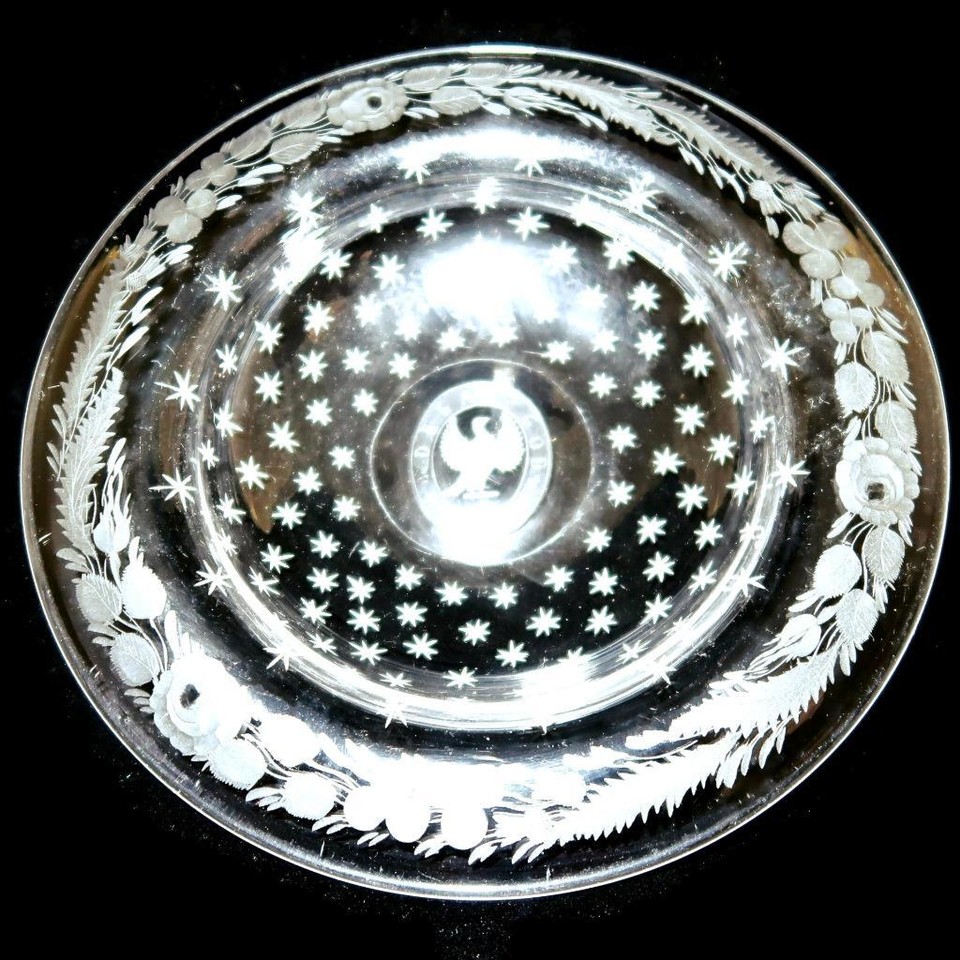 Scottish MUNRO Clan Crest Etched Bowl, Rolled Edge, 6 3/4", DREAD GOD ...