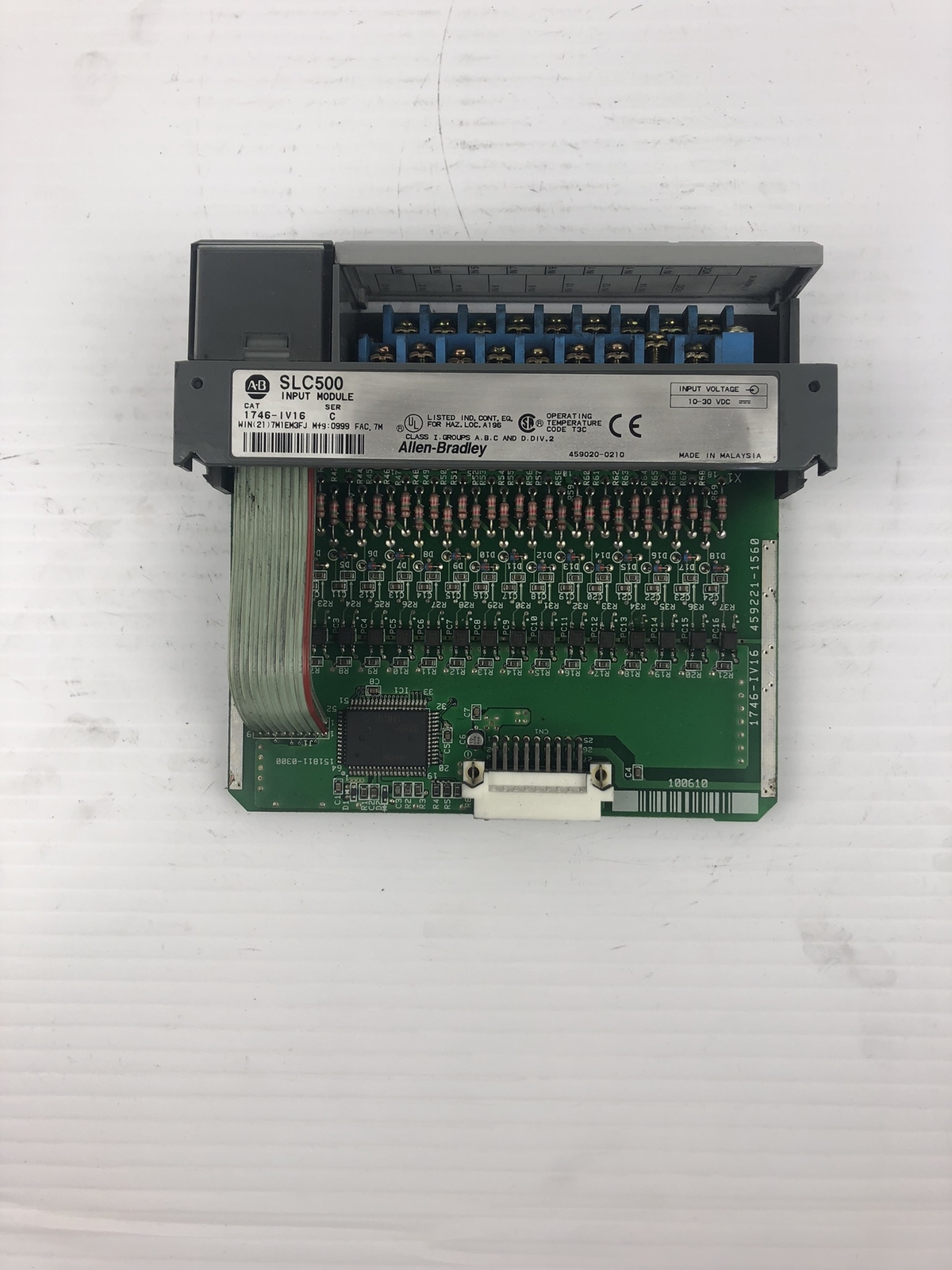 Allen-Bradley 1746-IV16 Series C Input Module SLC 500 with Cover | eBay