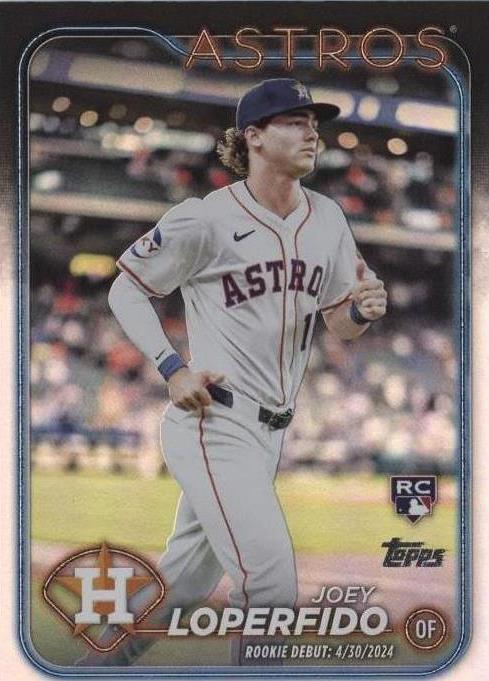 2024 Topps Update Series - Rookie Debut Joey Loperfido #US147 Rainbow ...