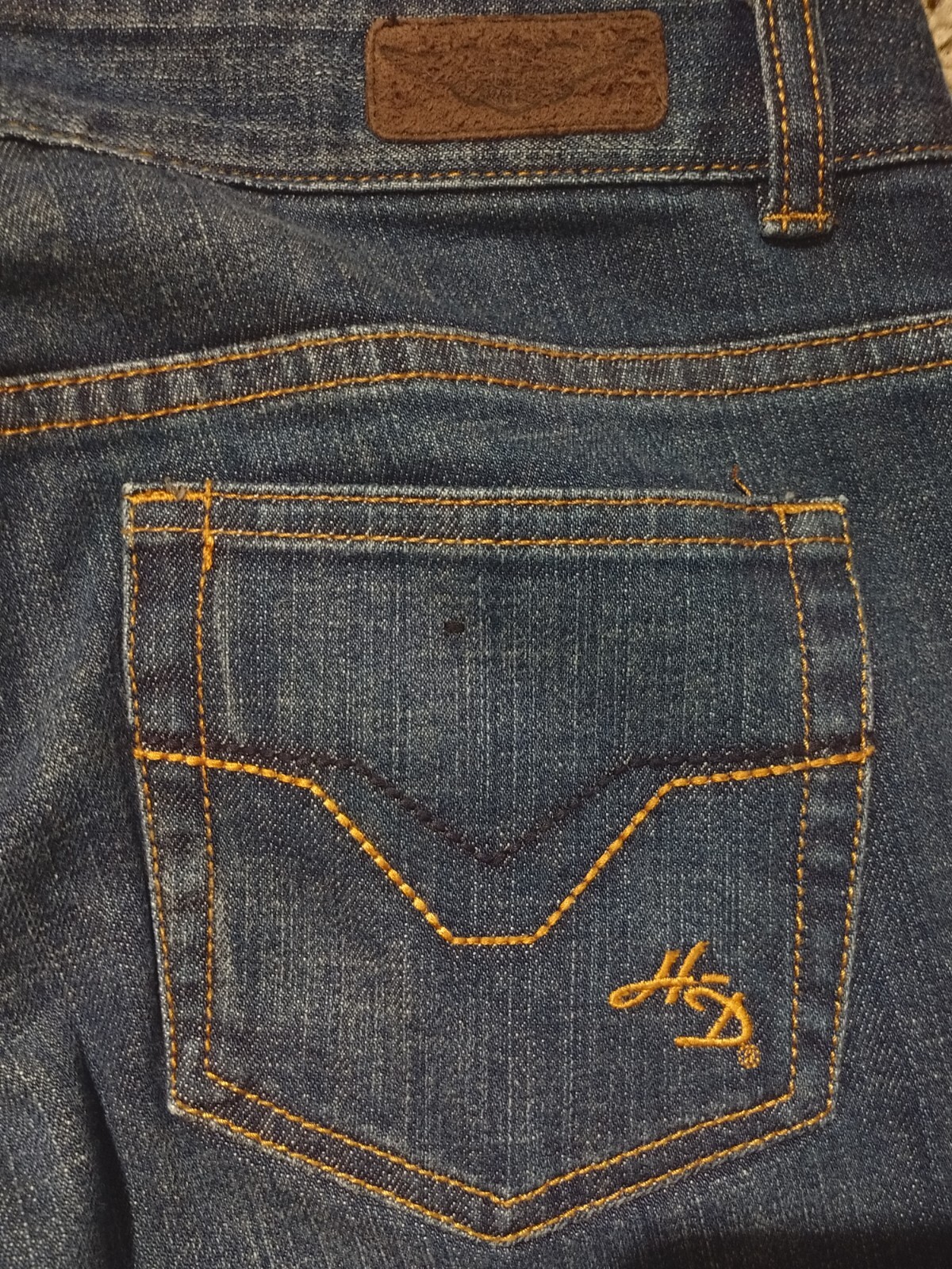 Harley Davidson Women's Genuine Boot Cut Jeans Size 2… - Gem