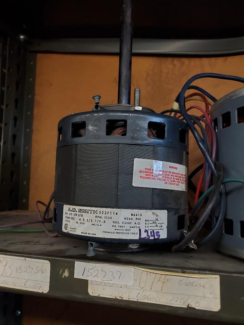 A.O.Smith 1/5 HP MOTOR 322P114 / B6415 | eBay