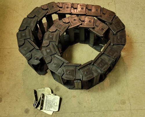 TSUBAKI CABLE HOSE CARRIER WIREWAY FLEX TRACK TKP0625-2B 22LINK 56"L 5 ...