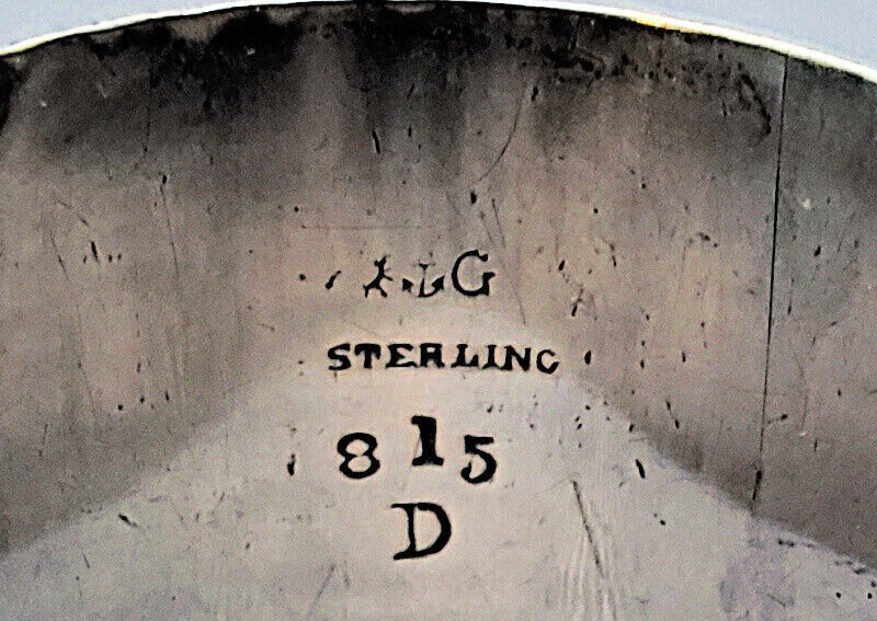 Antique Gorham Sterling Silver Napkin Ring "George" name engraving ...
