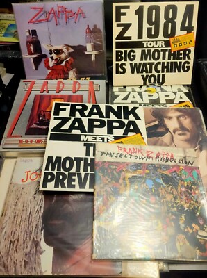 Huge Frank Zappa Collection, Old Masters Box One - 29 LPs w/vintage ...