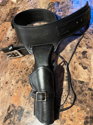 D.A.D CUSTOM LEATHER Drop Loop Buscadero Western Single Holster Style ...