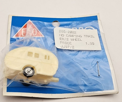 Vintage EKO HO Scale Carded 2 wheel Camping Trailer JJ97/2 NOS | eBay