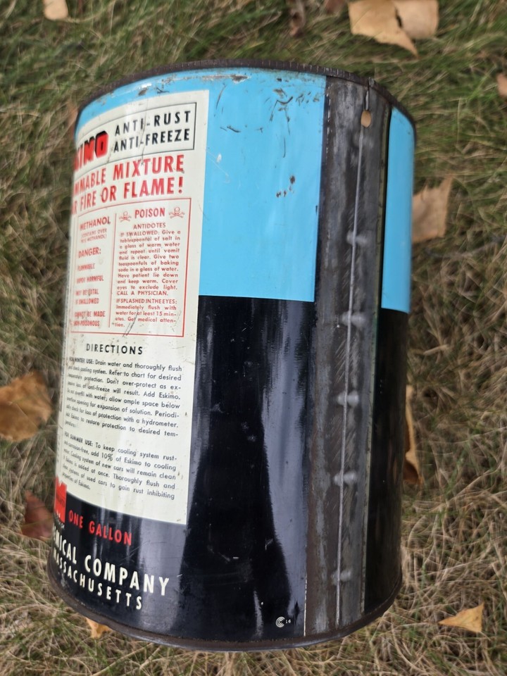 Vintage Eskimo Anti Freeze 1 Gallon/4qt. Can | eBay