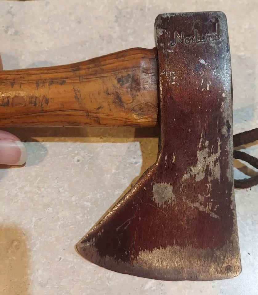 NORLUND Tomahawk Style Hatchet Hand Axe Vintage Camping Hunting Fishing ...