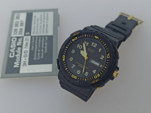 Casio MRD-201W gold Diver Condition NOS | eBay