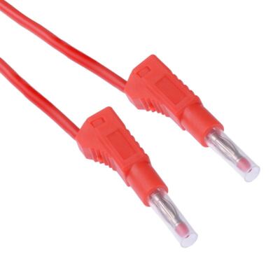 Red 4mm Stackable Test Lead Plug 100cm | eBay