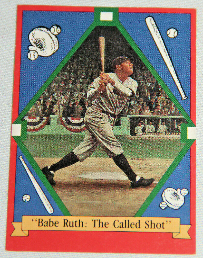 BABE RUTH 1992 "THE CALLED SHOT" YANKEES BASEBALL CARD DELPHI | eBay