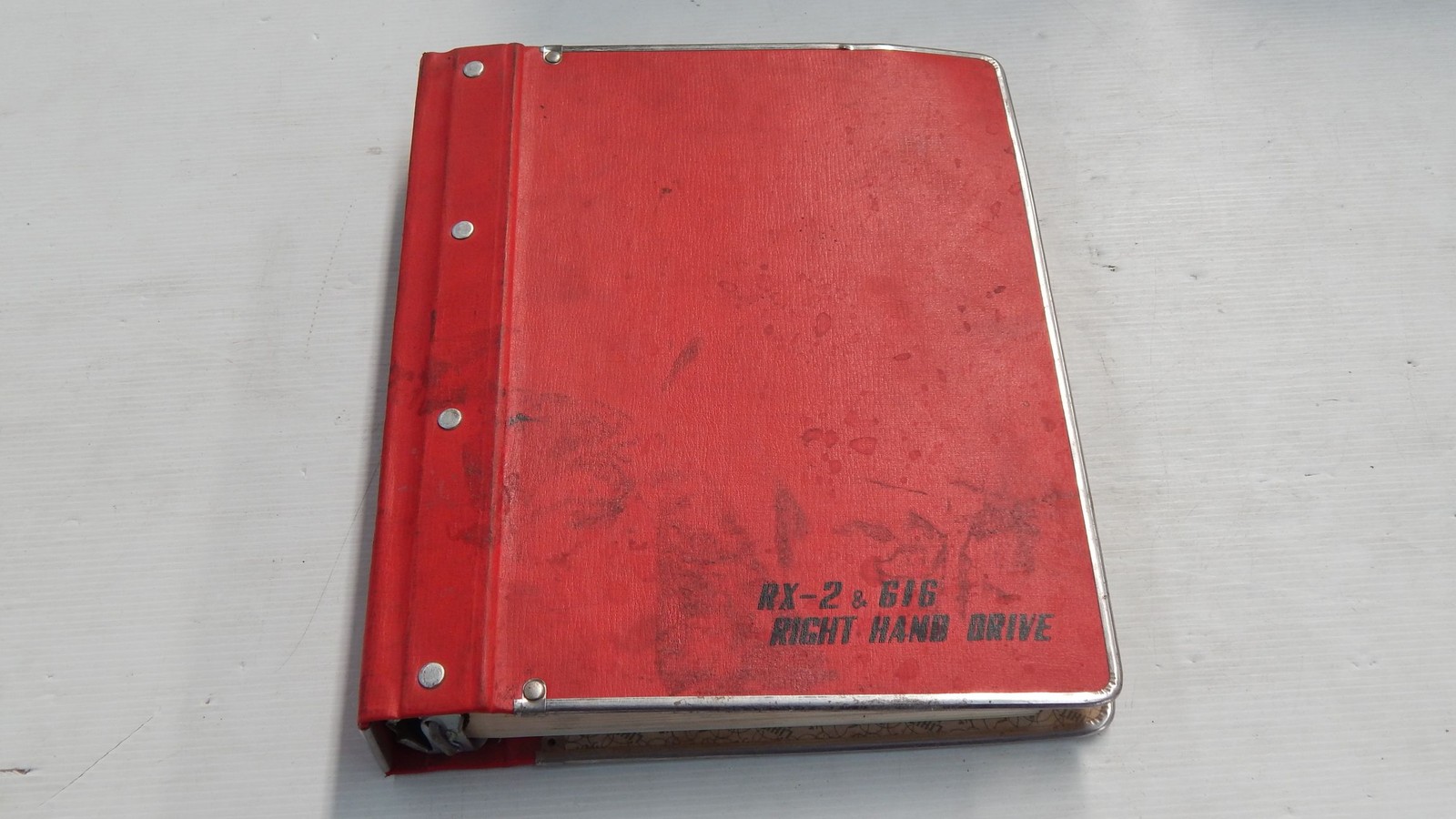 MAZDA RX2 616 RIGHT HAND DRIVE PARTS CATALOGUE VOLUME 4 BOOK ORIGINAL ...