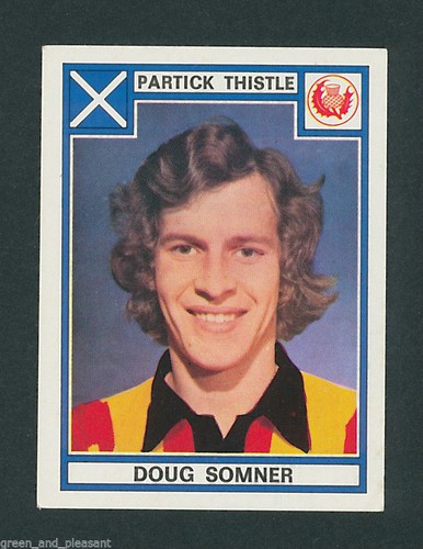 * Partick Thistle - Doug Somner * Panini Football 78 - 513 * sticker ...