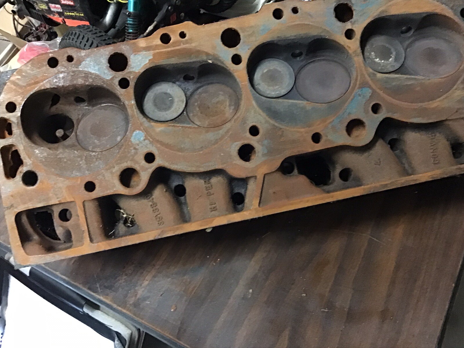 Reduced 150.00…..big block chevy rectangular port head 3919840 | eBay