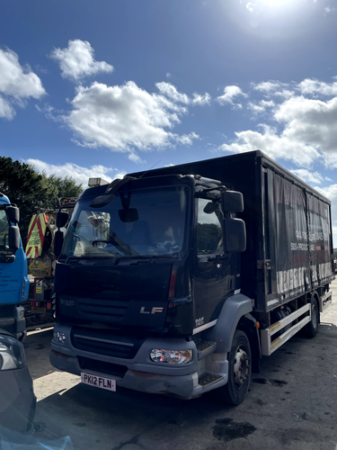 LEYLAND DAF FA LF55.180 14 V CURTAIN SIDER LORRY - FULL MOT AND WORKS ...