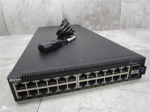 Dell X1026P 062MWJ Networking Managed Rack Switch 24-Ports E11W with ...
