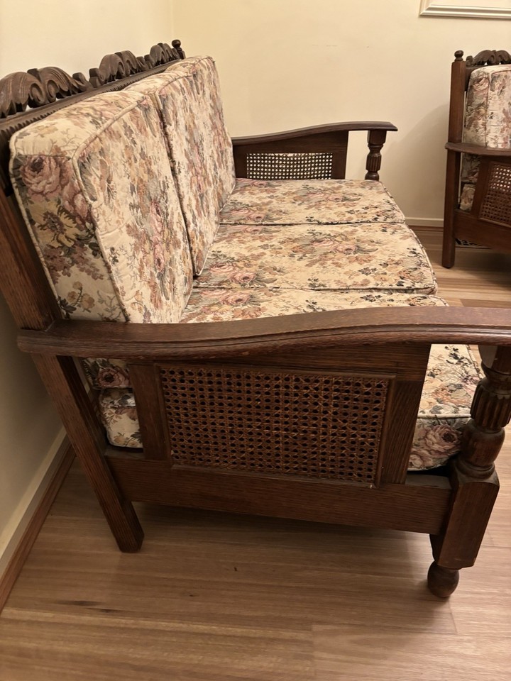 Antique Lounge Suite | eBay Australia