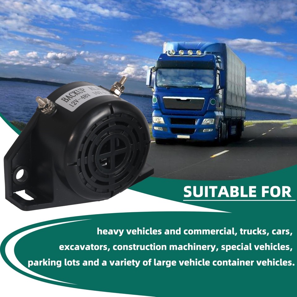 Truck Back-up Alarm 105dB 12V/48V,Car Reversing Horn Truck Backup Alarm BIBI ... | eBay