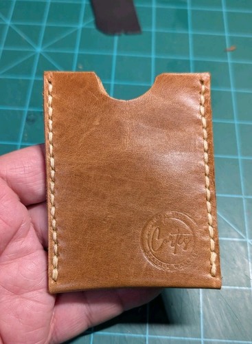 Cortez Leather "Presto"Card Case Wallet Minimal Front Pocket Slim Hand ...