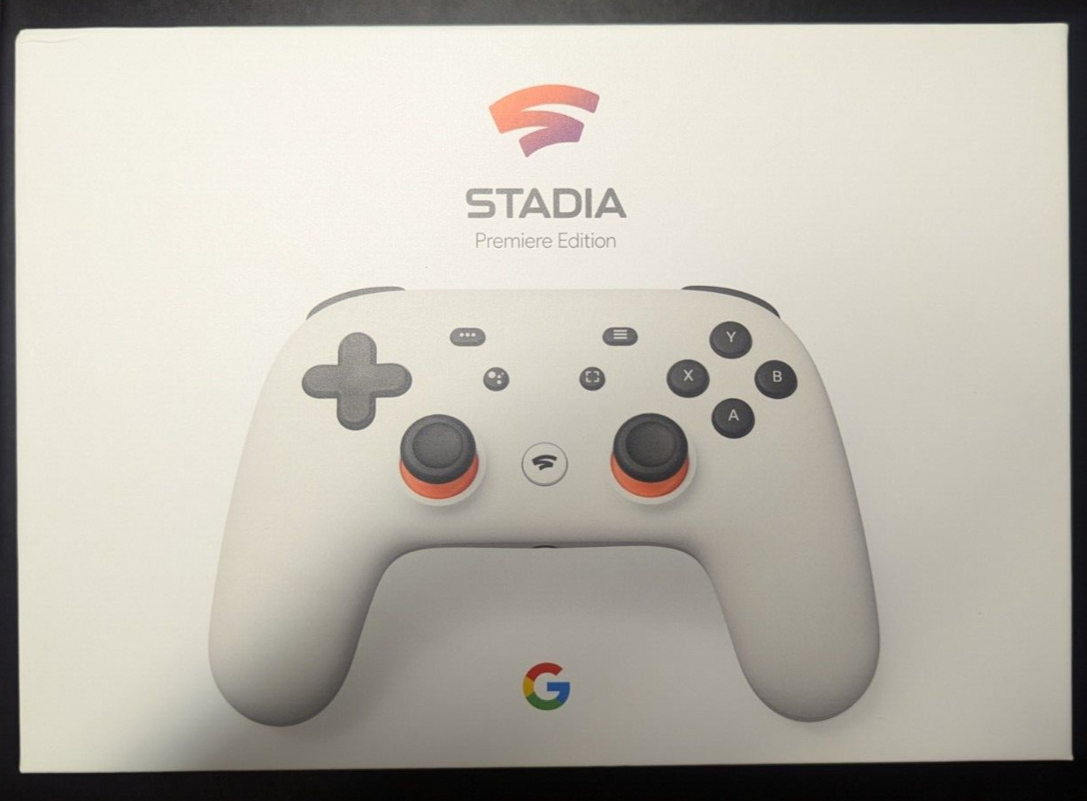 Google Stadia H2B Premiere Edition - Clearly White + Chromecast Ultra