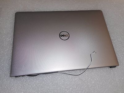 DELL INSPIRON 15 5558 LCD BACK COVER LID SILVER HINGES WEBCAM -LAC03 ...