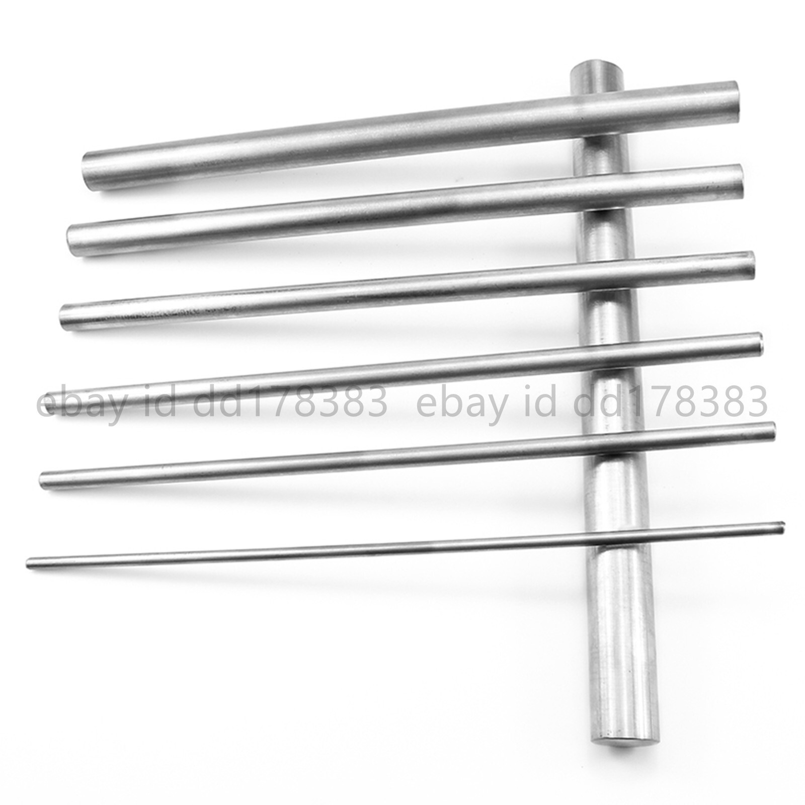 GR2 Titanium Stick Round Bar Solid Rods Dia. 3mm - 150mm Selected Size ...