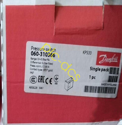 1PCS DANFOSS Pressure switch KPS33 060-310366 Brand new Fedex or DHL | eBay
