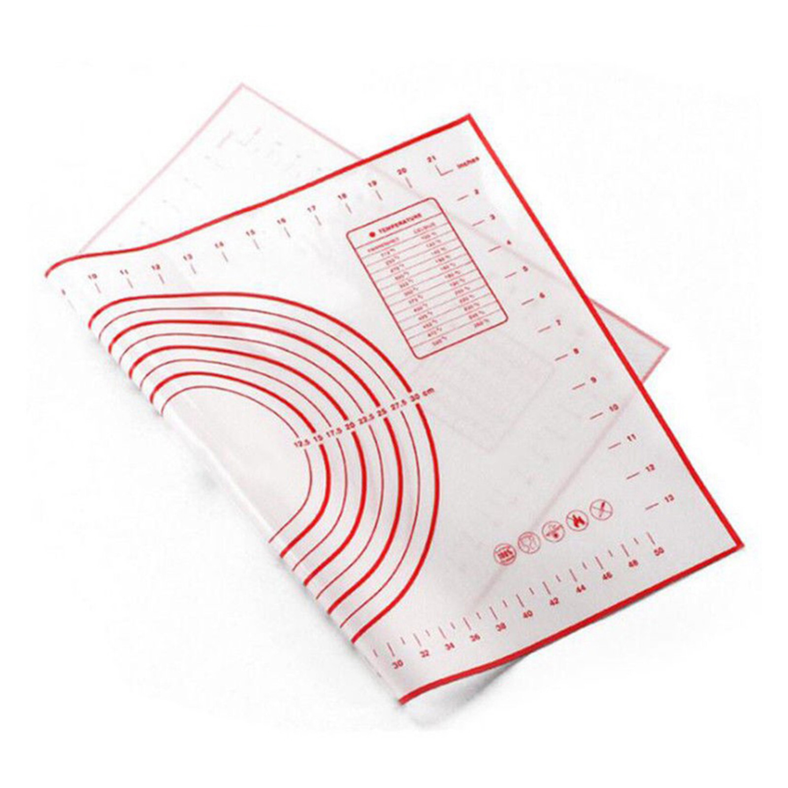 Silicone Non-stick Rolling Dough Mat Baking Pad Bakeware Kitchen ...