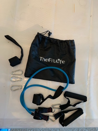 Exercise Workout Stretch Band 15-lbs (The Fit Life)+accessories. Open ...