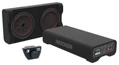 Kicker 51PTRTP10 TRTP 10" 500w Powered Down-Fire Subwoofer+Enclosure ...