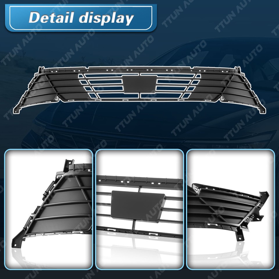 2024-2025 Hyundai Elantra Front Lower Grille With ACC Black | 86351 ...