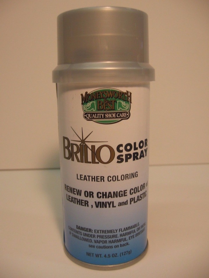 Brillo Color Spray Shoes Boots Leather Vinyl 4.5 oz. | eBay