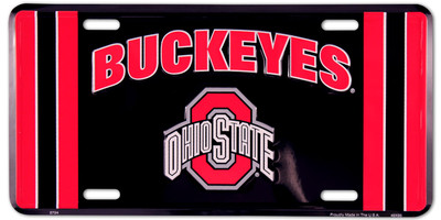 OHIO STATE BUCKEYES CAR TRUCK TAG LICENSE PLATE OHIO STATE BUCKEYES ...