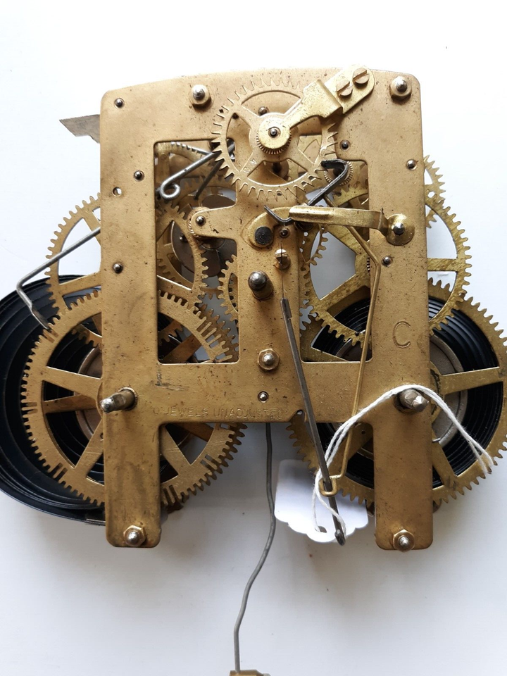 antique clock movement C Nayaks TTC India ...has movement | eBay