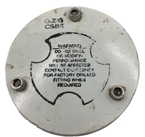CSBE-500P-0 O.Z./GEDNEY 5-INCH BLANK CONDUIT SEALING BUSHING FOR USE ...
