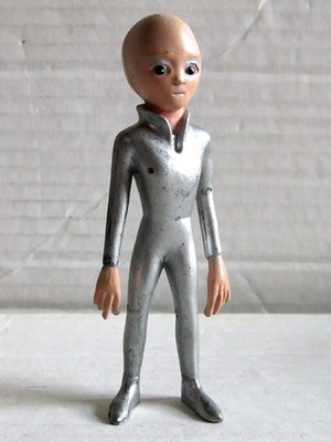 ROSWELL ALIEN - 1998 Fantastic Myths & Legends 4” Shadowbox ...