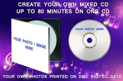 CUSTOM MAKE YOUR OWN MUSIC CD - ANY OCCASION - CUSTOM ARTWORK ...