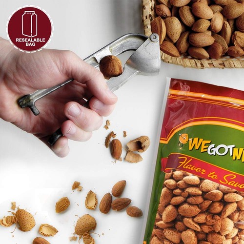 Jumbo California Almonds In Shell – 5 lbs (80oz) Premium Quality Kosher ...