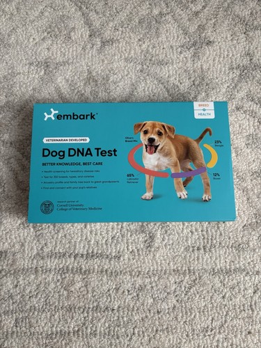BRAND NEW EMBARK DNA DOG BREED AND HEALTH ANCESTRY KIT | eBay
