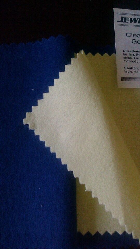 Jewelry Cleaning Polishing Cloth Silver Gold Brass Restore Shine ...