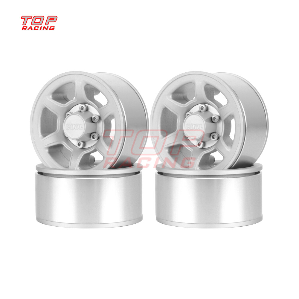 4PCS Classic 1.55'' Aluminum Beadlock Wheels For RC CC02 JIMNY 1/18 ...