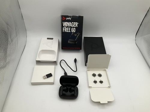 Poly Plantronics Voyager Free 60 True Wireless Earbuds Active Noise ...